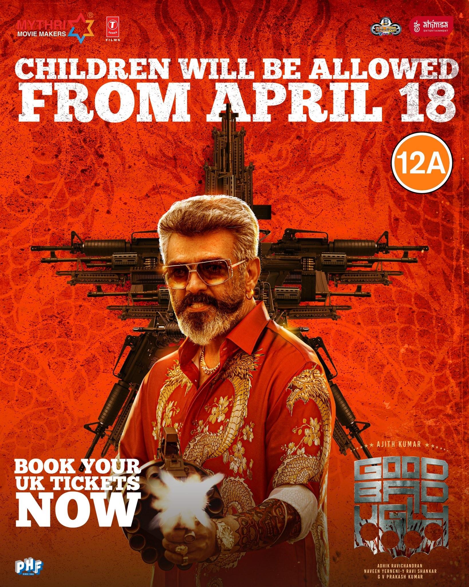 Good Bad Ugly Ajith's top box-office opener in UK! Kids-friendly version now in theaters! Tamil ...